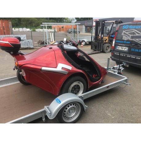 Remorque Abaissable 36830 Plateau simple essieu Freiné