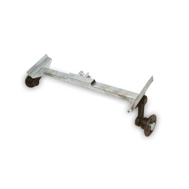 Essieu complet 500KG pour remorques IFOR WILLIAMS P6e et P7e équipées ...