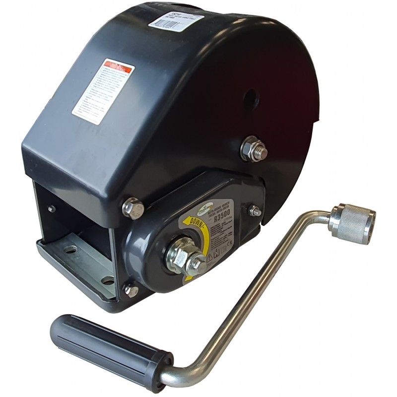 Treuil de halage 4100 KG câble 10M LIDER - Accessoires Remorques - BSA ...